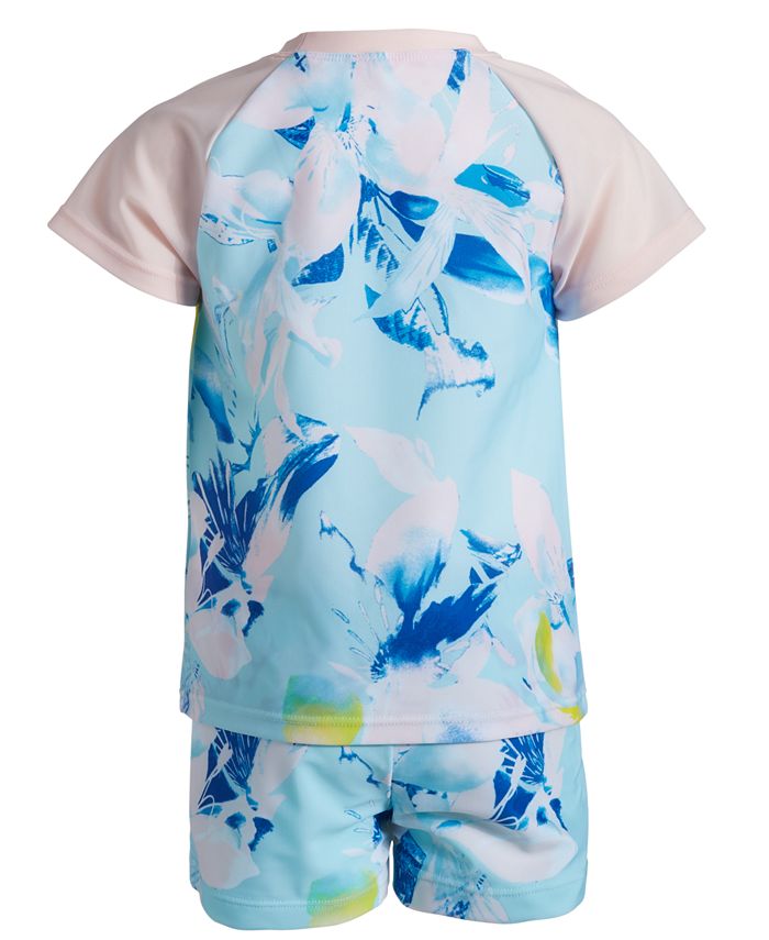 Ideology Toddler & Little Girls Printed Rash Guard Set, Created for ...