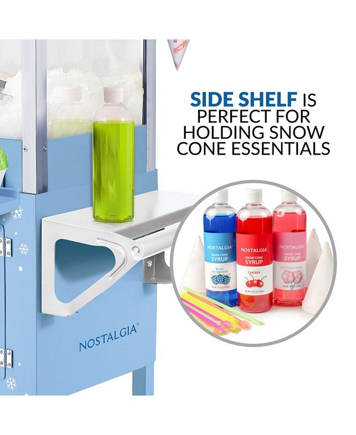 Nostalgia SCC200 Snow Cone Cart - 54 Inches Tall - Macy's