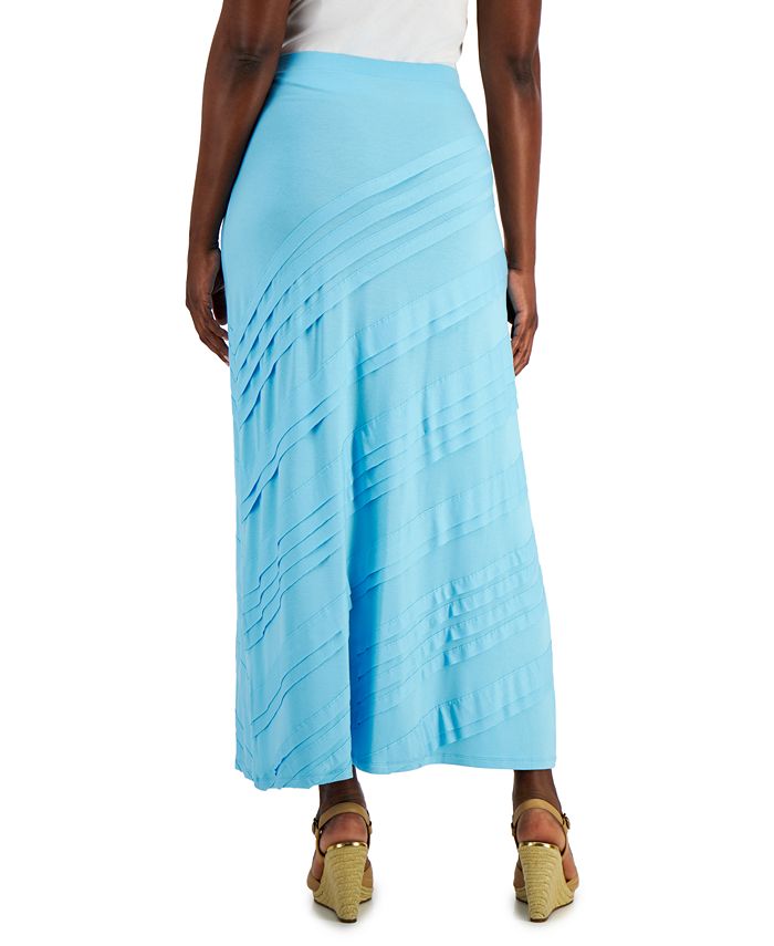 JM Collection Textured Knit Skirt, Created for Macy's - Macy's