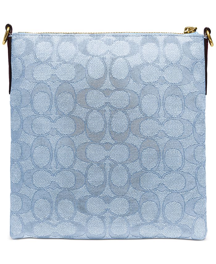 COACH Kitt Signature Jacquard Crossbody & Reviews - Handbags ...
