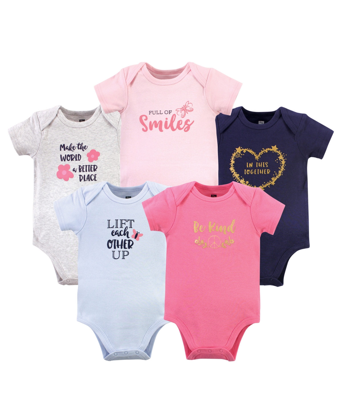 Click here for Hudson Baby Baby Girls Hudson Essential 5-Piece Co... prices