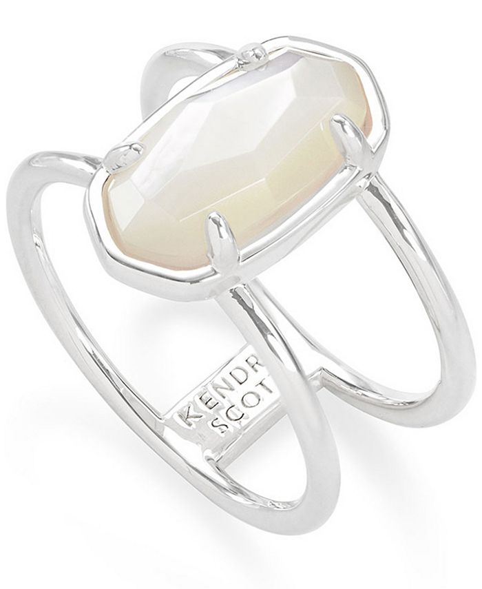 Kendra Scott Genuine Stone Double Band Statement Ring & Reviews - Rings ...