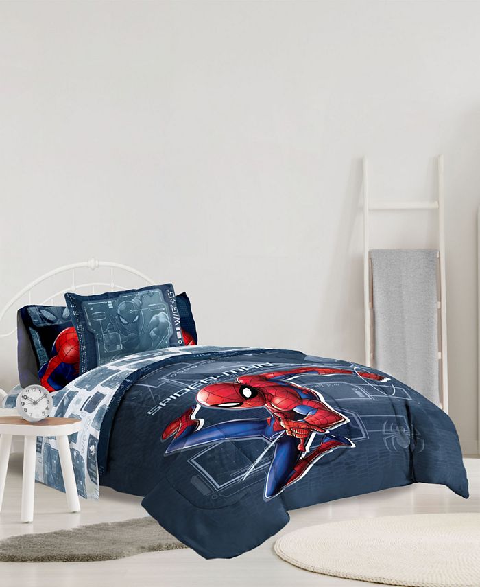 Disney CLOSEOUT! Spider-Man 8-Pc. Reversible Full Comforter Set ...