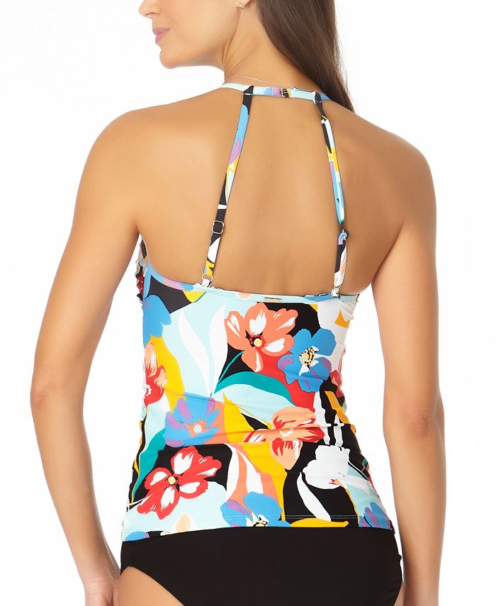 Anne Cole Mesh-Inset Tankini Top - Macy's