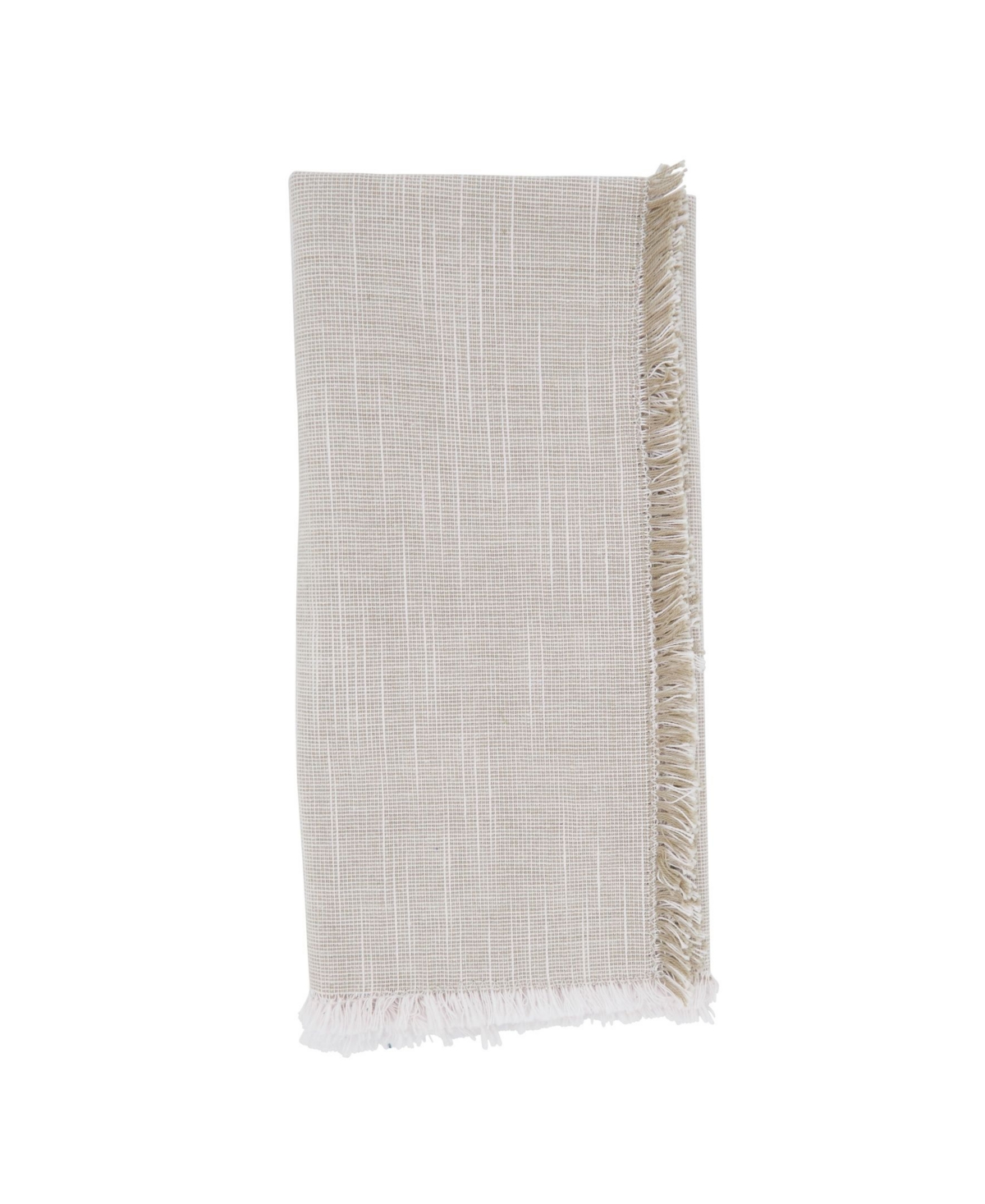 Click here for Saro Lifestyle Fringe Napkins with Two-Tone Design... prices