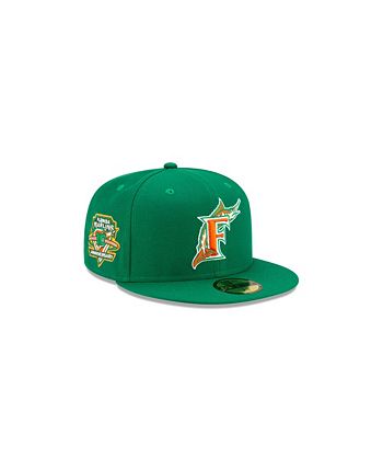 New Era Florida Marlins Kelly Green Color UV 59FIFTY Cap - Macy's