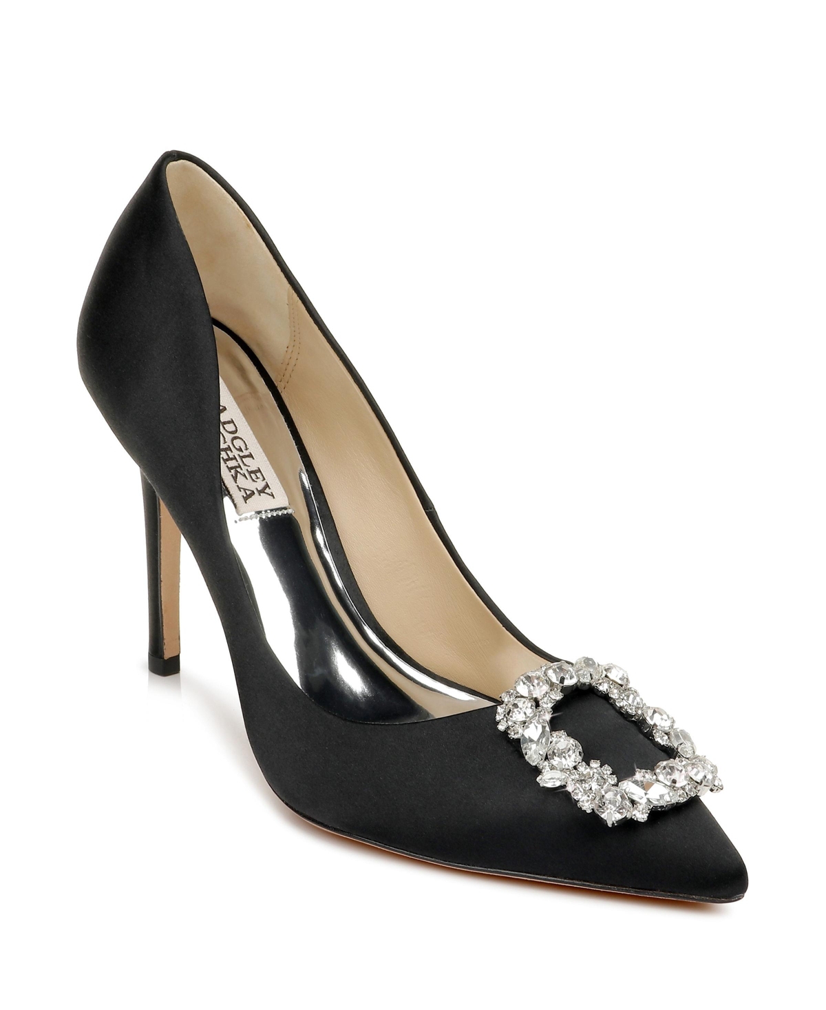 Click here for Badgley Mischka Womens Cher Evening Pumps - Black prices