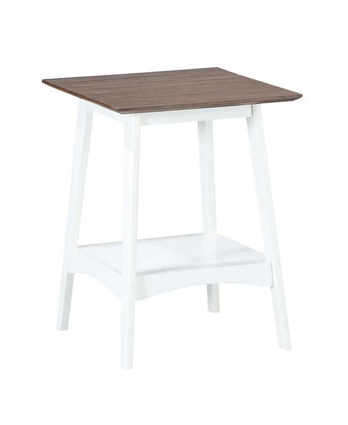 Convenience Concepts Alpine End Table with Shelf - Macy's