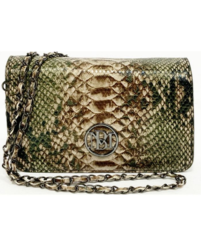 Badgley Mischka Women's Square Leopard Chain Mini Everyday Bag ...