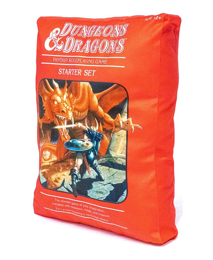 Dungeons & Dragons Red Box Shaped Pillow, 17" x 13" - Macy's