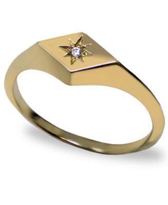 Jac+Jo by Anzie Icon Vintage Star Signet Ring - Macy's