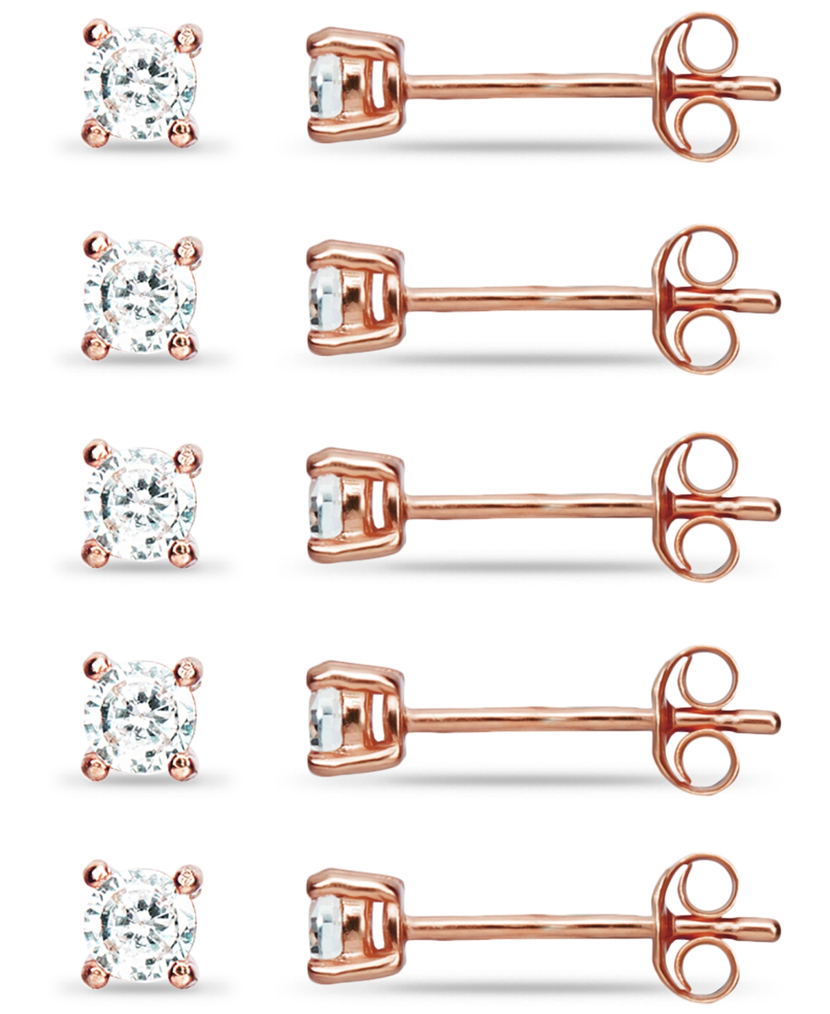 Click here for Giani Bernini 5-Pc. Set Cubic Zirconia Stud Earrin... prices