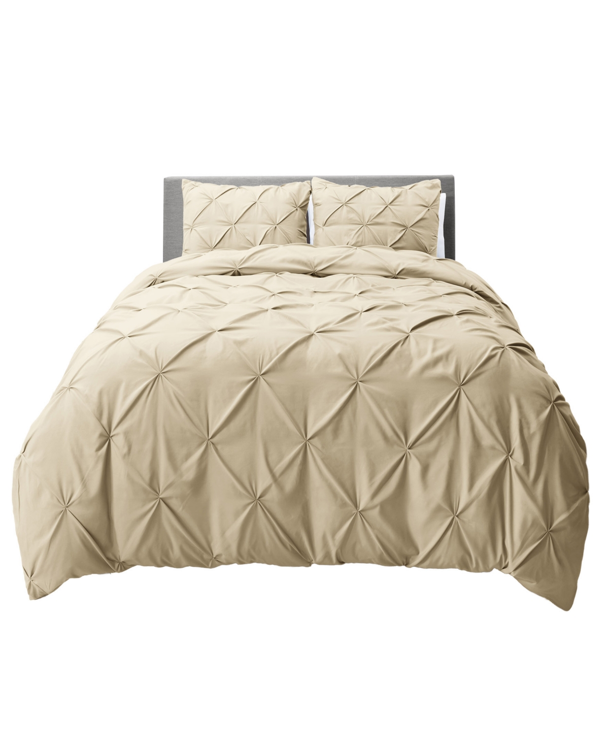 Click here for Nestl Pinch Pleat 3-Pc. Duvet Cover Set  Queen - B... prices