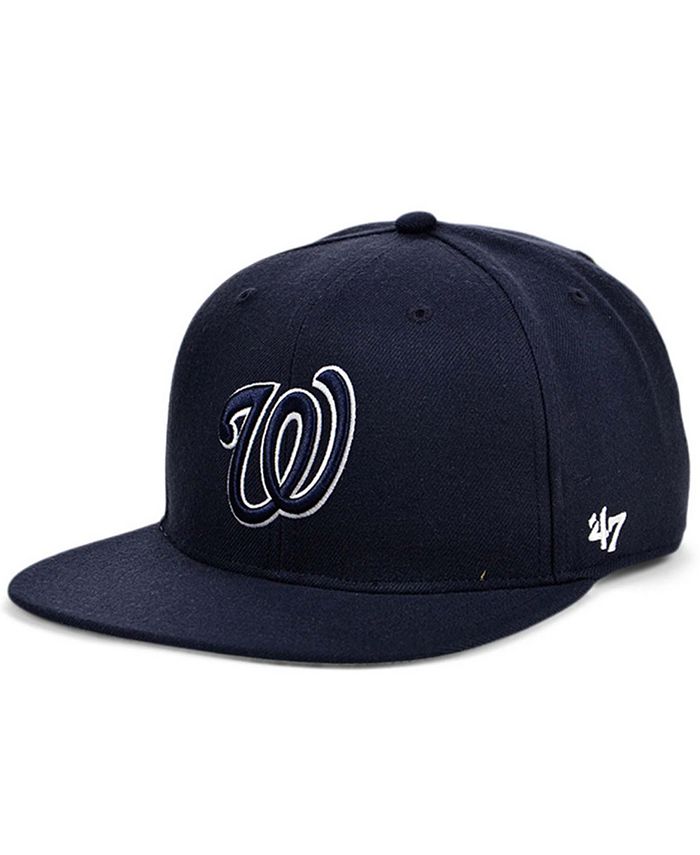 '47 Brand Washington Nationals Colors No Shot Captain Cap - Macy's