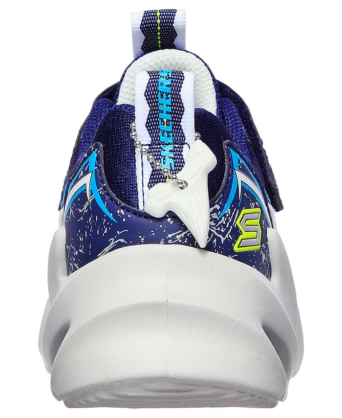 Skechers Little Boys Shark-Bots - Surf Patrol Stay-Put Running Sneakers ...