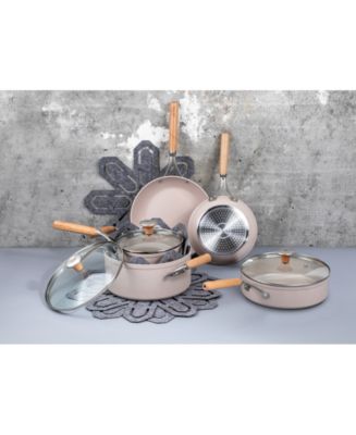 Brooklyn Steel Co. Atmosphere Nonstick Aluminum 12-Pc. Cookware Set ...