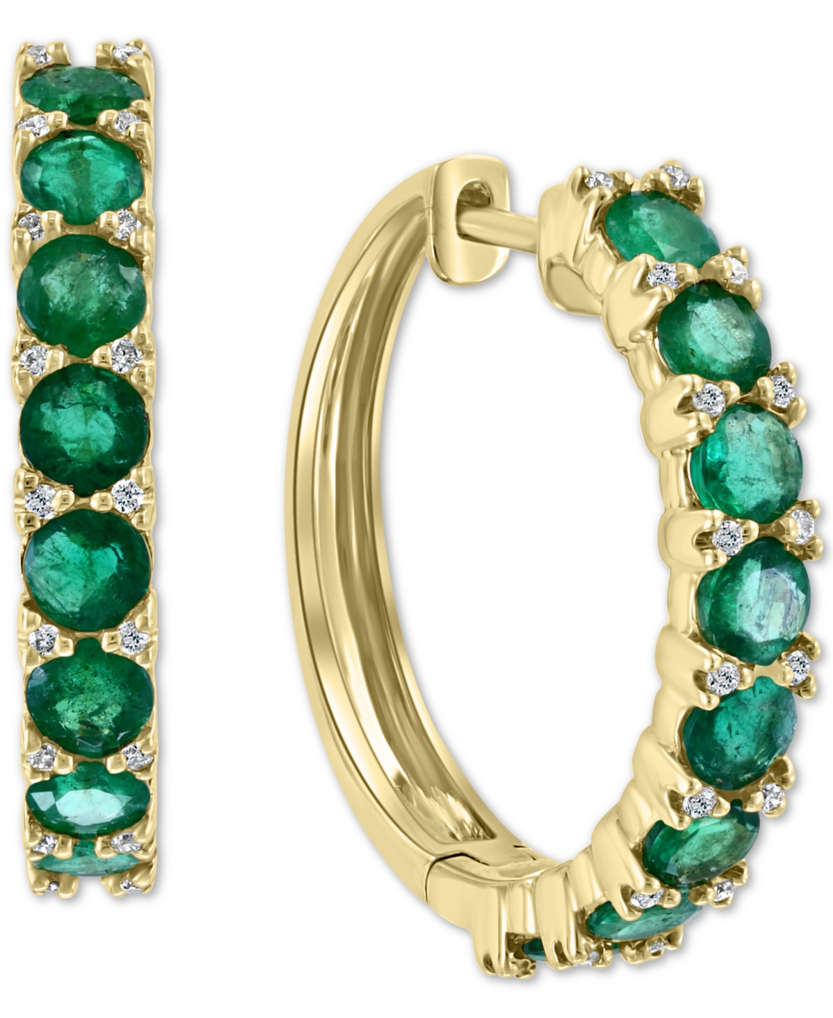 Click here for Effy Emerald (2-3/4 ct. t.w.) & Diamond (1/6 ct. t... prices