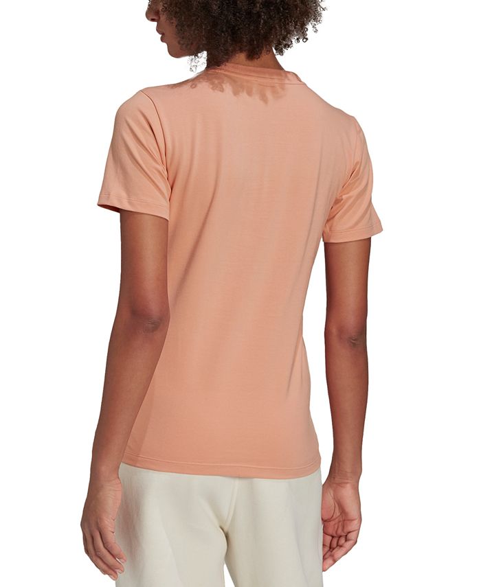 adidas Women's Adicolor Trefoil Logo T-Shirt - Macy's