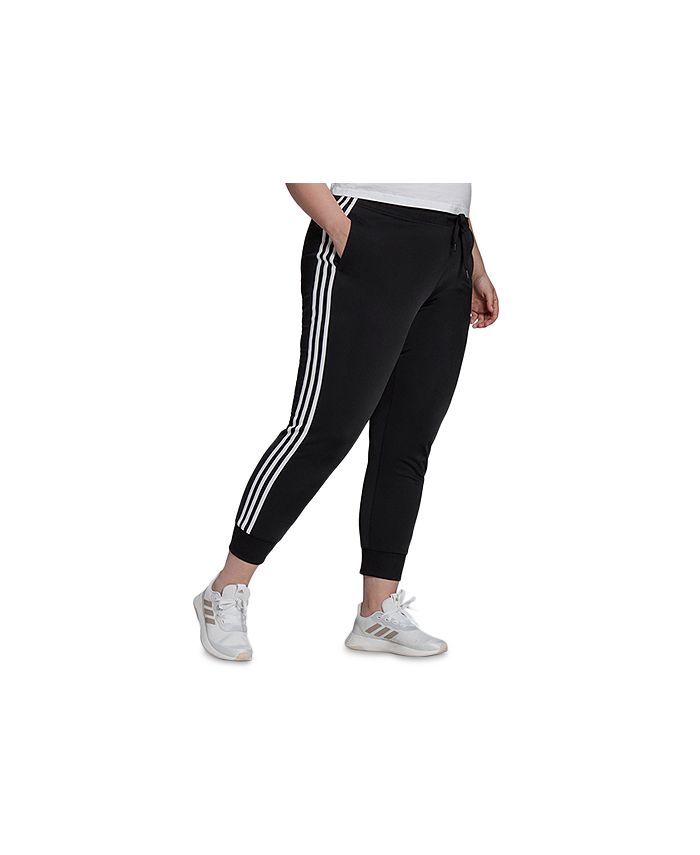 adidas Plus Size Tricot Jogger Pants & Reviews - Activewear Plus ...