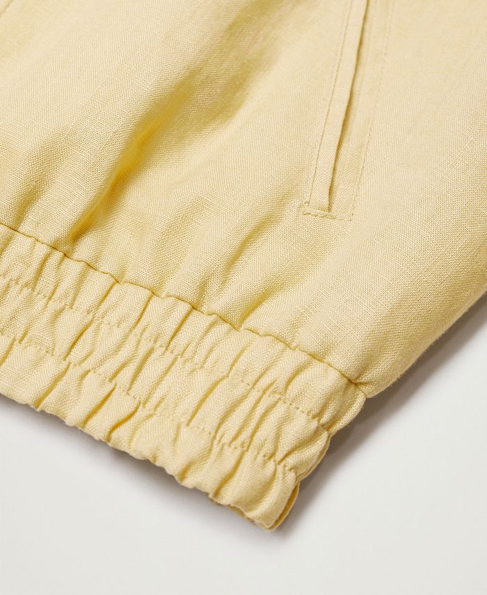 MANGO Linen Jacket - Macy's