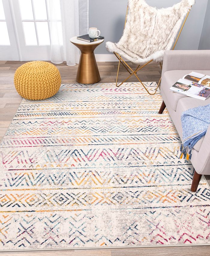 Main Street Rugs Lyon LYN843 3'3" x 5' Area Rug - Macy's