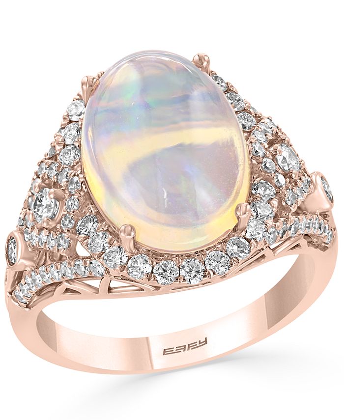 EFFY Collection EFFY® Ethiopian Opal (4-3/8 ct. t.w.) & Diamond (3/4 ct ...