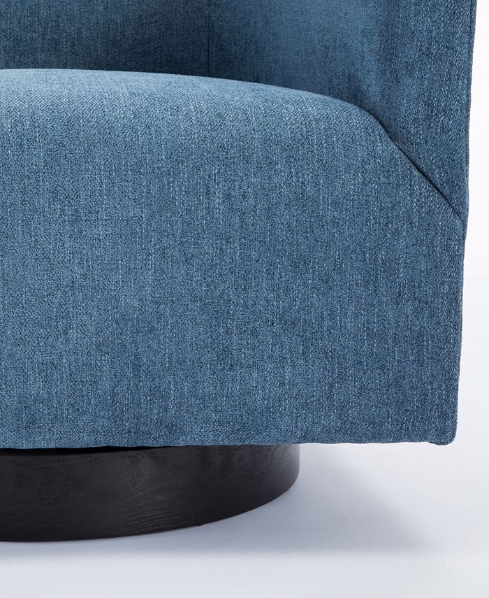 Comfort Pointe Geneva Wood Base Swivel Chair - Macy's