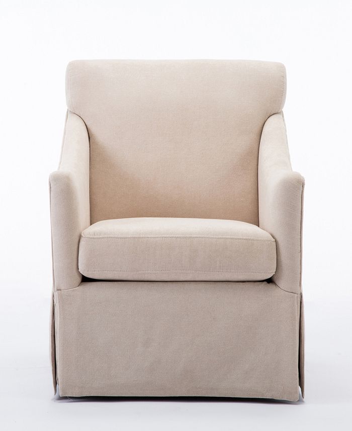 Comfort Pointe Georgia Skirted Swivel Chair - Macy's