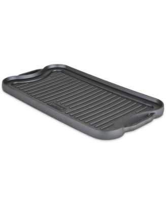 Viking 20" Pre-Seasoned Cast Iron Reversible Grill/Griddle Pan - Macy's