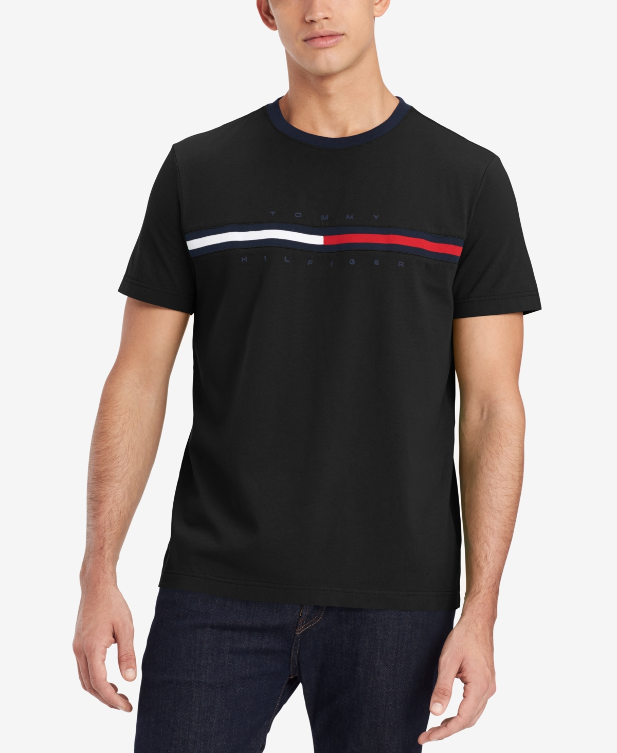 Click here for Tommy Hilfiger Mens Tino Logo Short Sleeve T-Shirt... prices