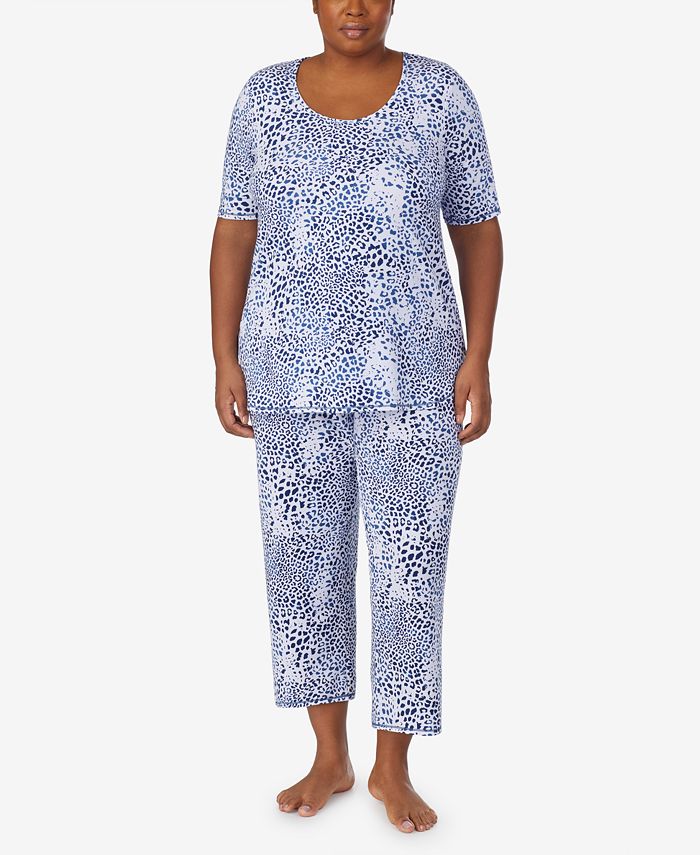 Ellen Tracy Plus Size Above Elbow Sleeve Lounge Top - Macy's