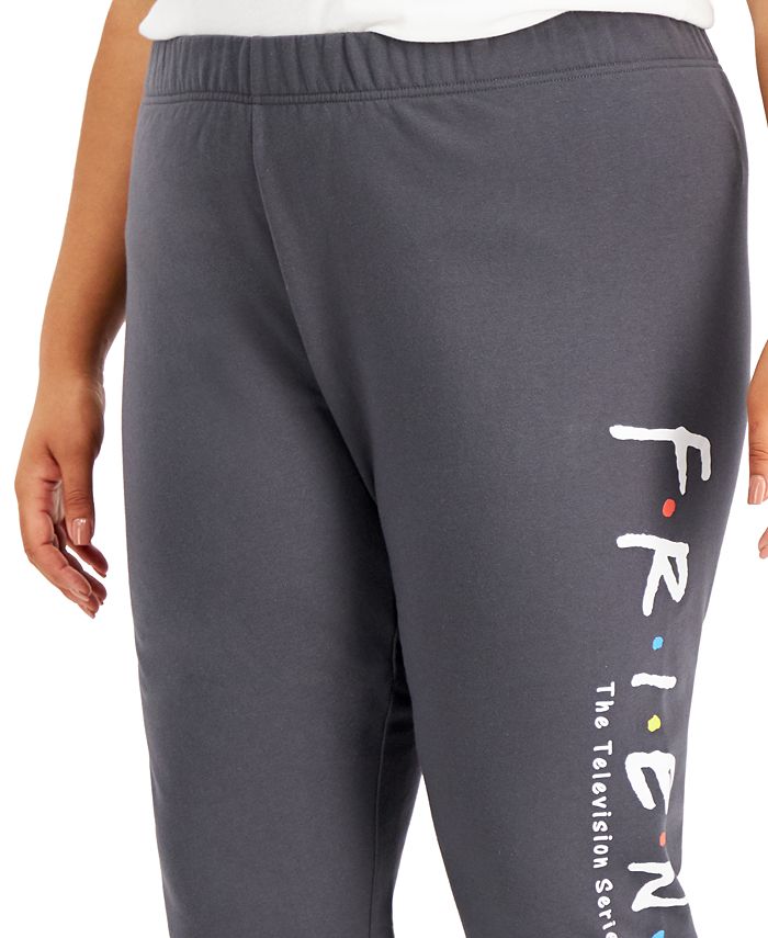 Love Tribe Trendy Plus Size Friends Joggers - Macy's