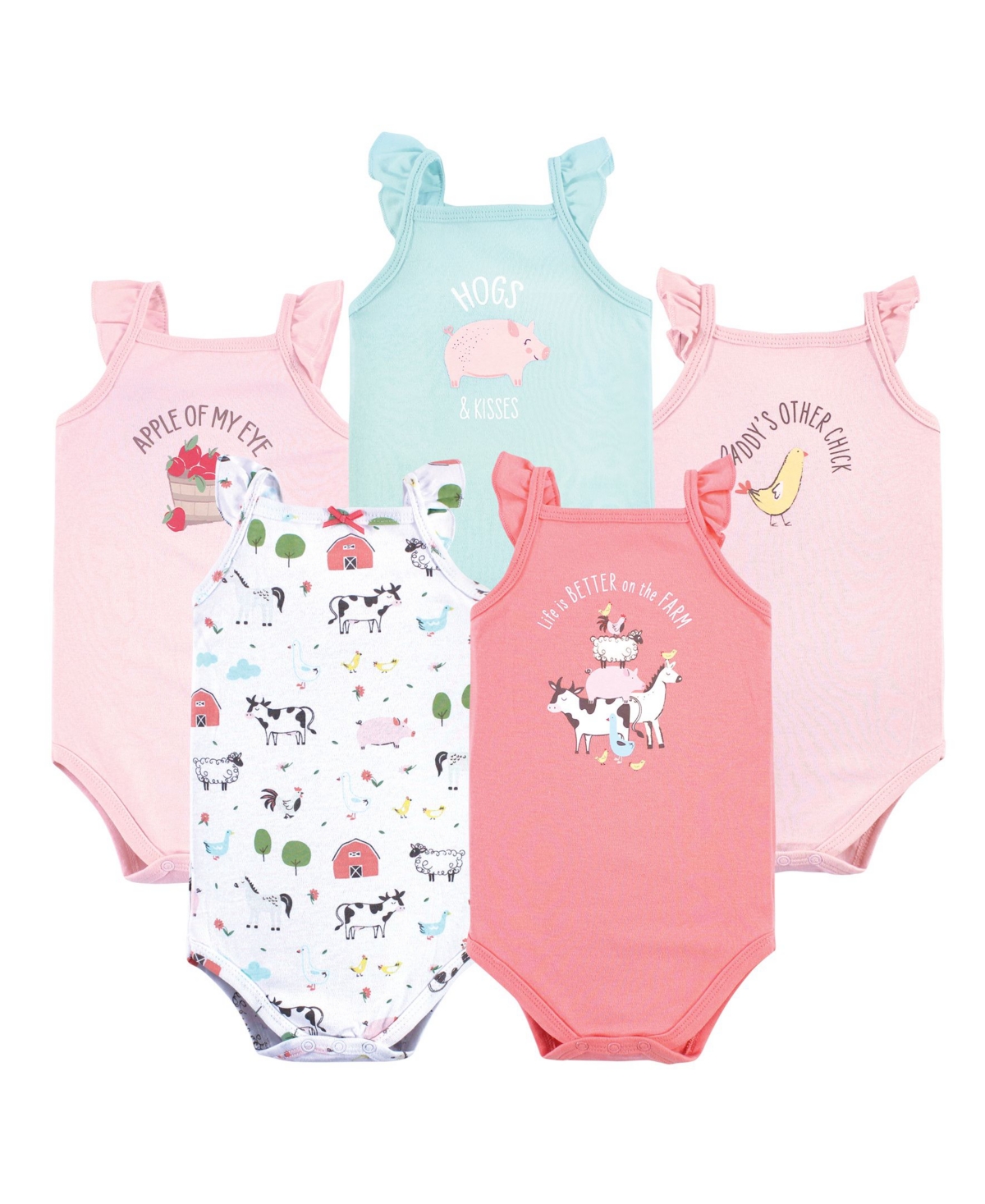 Click here for Hudson Baby Baby Girls Hudson Cotton Sleeveless Bo... prices