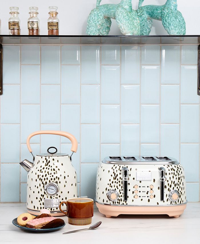 Haden Margate Poodle and Blonde 4-Slice, Wide Slot Toaster with Bagel ...