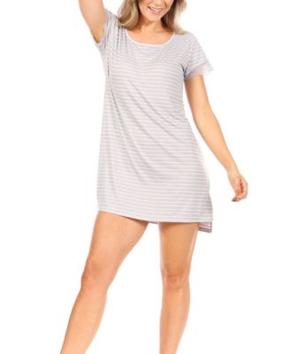 Women's Scoop Neck Hilo Hem Nightshirt - Macy's