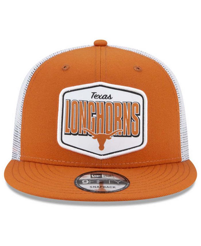 New Era Texas Longhorns Patch Mesh Snapback Cap - Macy's