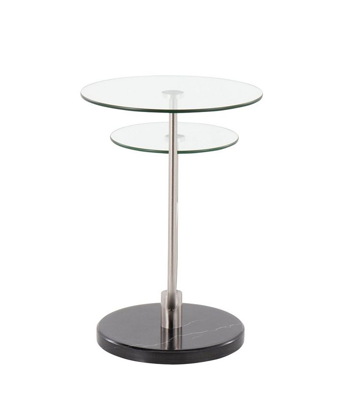 Lumisource Trombone Glam Side Table - Macy's