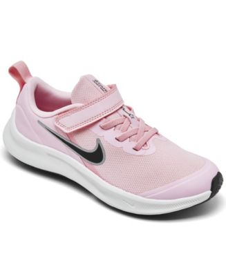 Nike Little Girls Star Runner 3 Stay-Put Running Sneakers from Finish ...
