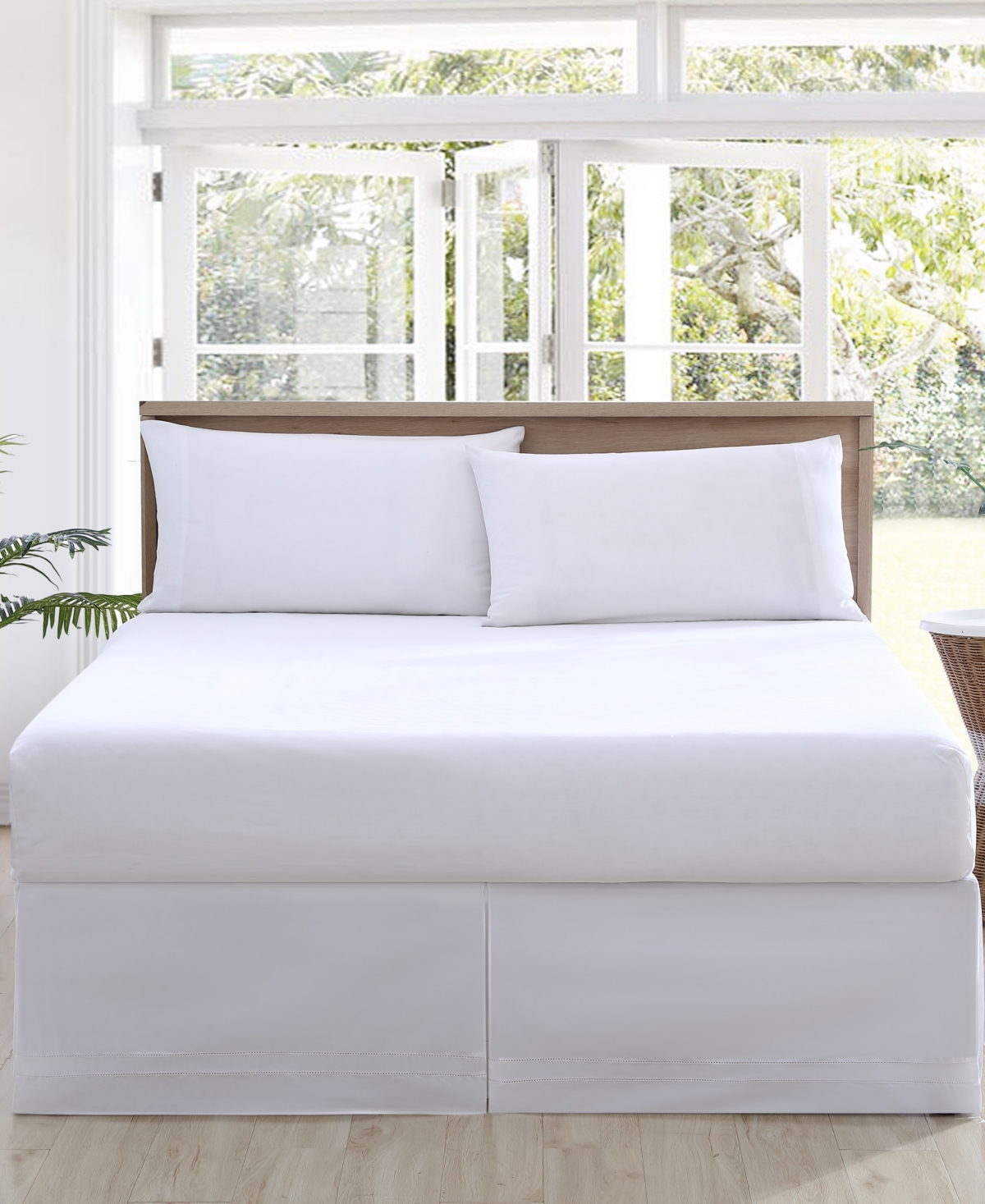 Click here for Tommy Bahama Home Solid Pleated Cotton Sateen Tail... prices