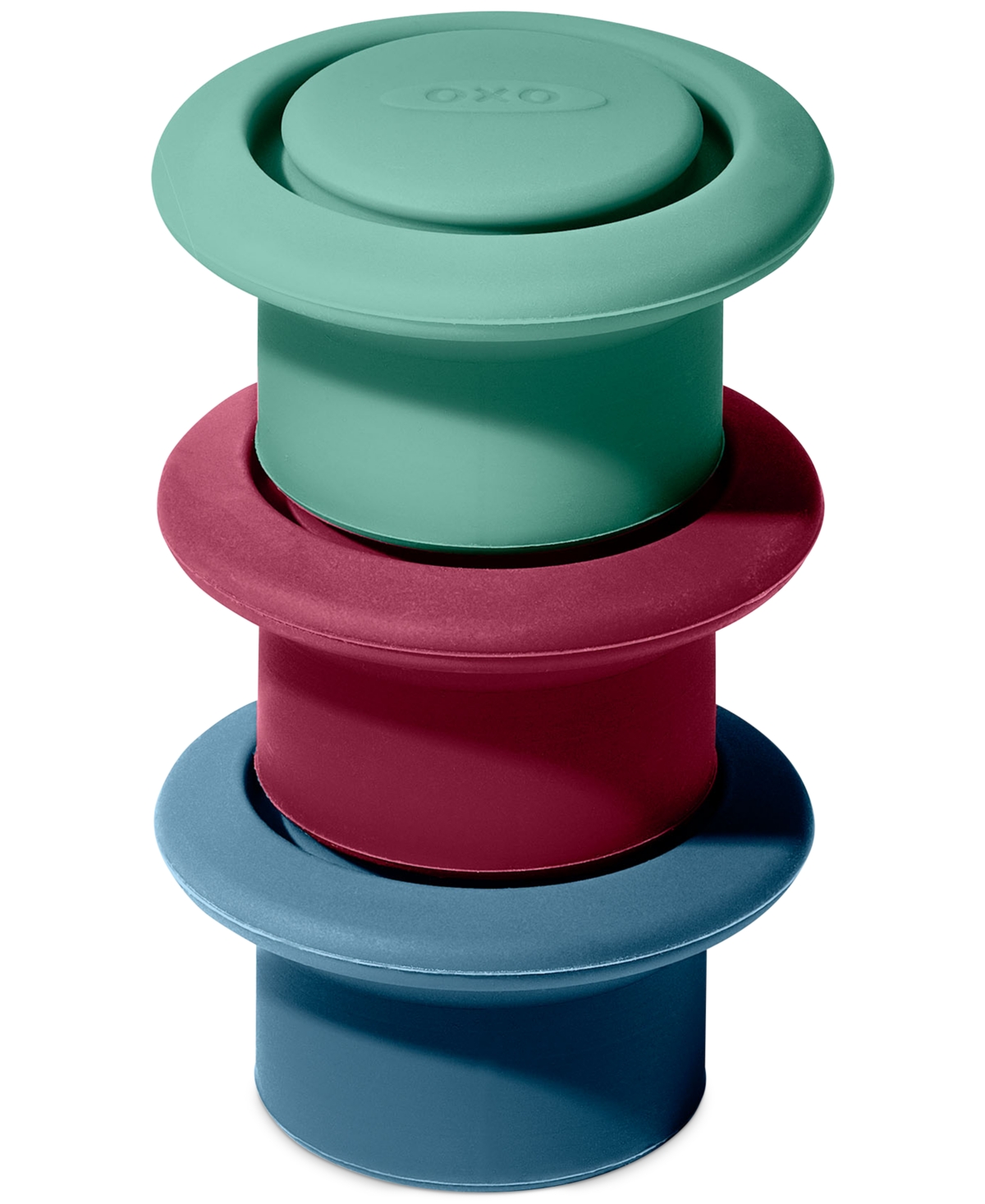 Click here for Oxo 3-Pc. Silicone Wine Stoppers - Multi prices