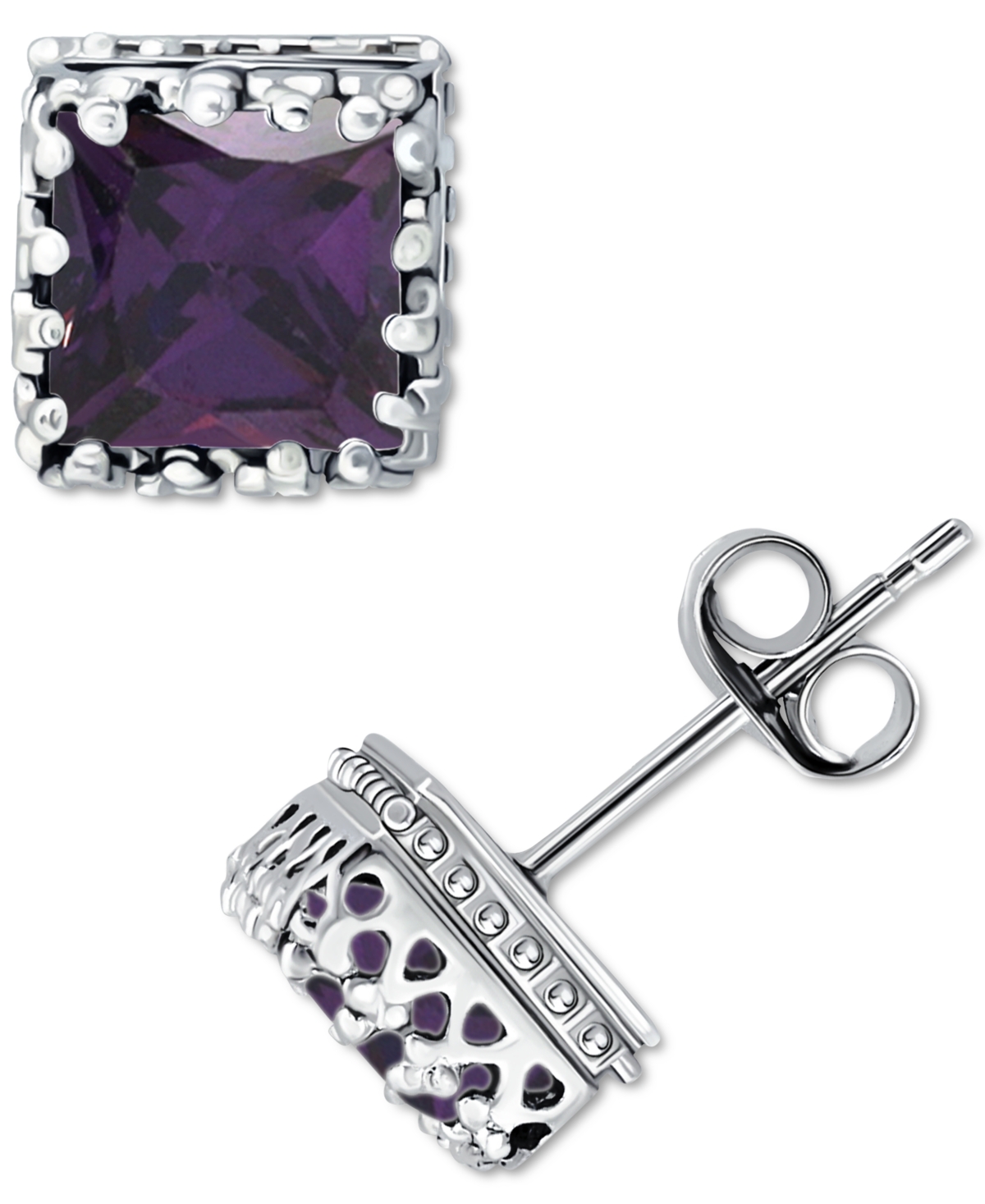 Click here for Giani Bernini Cubic Zirconia Princess Stud Earring... prices