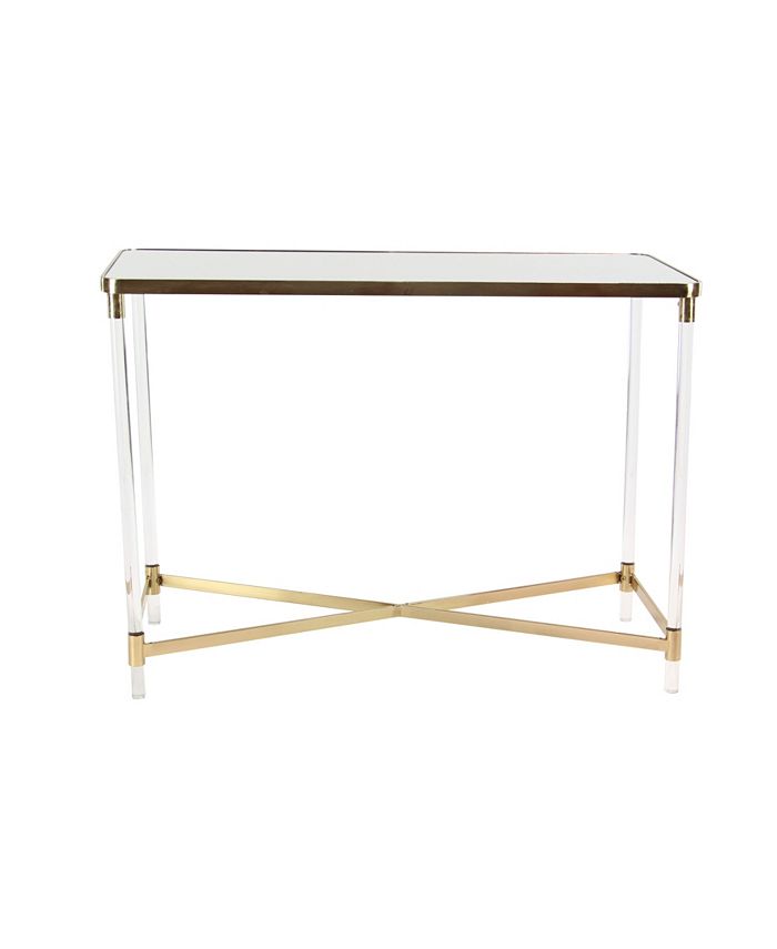 Rosemary Lane Contemporary Acrylic Console Table - Macy's