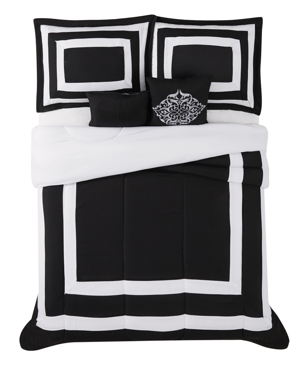 Click here for London Fog Raynes 5 Piece Comforter Set  King - Wh... prices