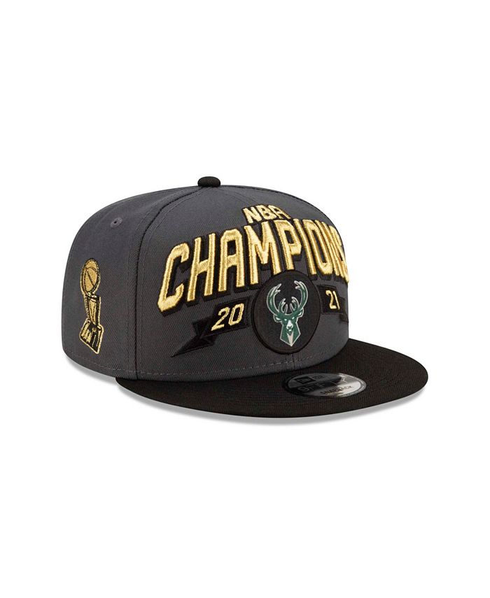 New Era Milwaukee Bucks 2021 Locker Room Finals Champ 9FIFTY Cap - Macy's