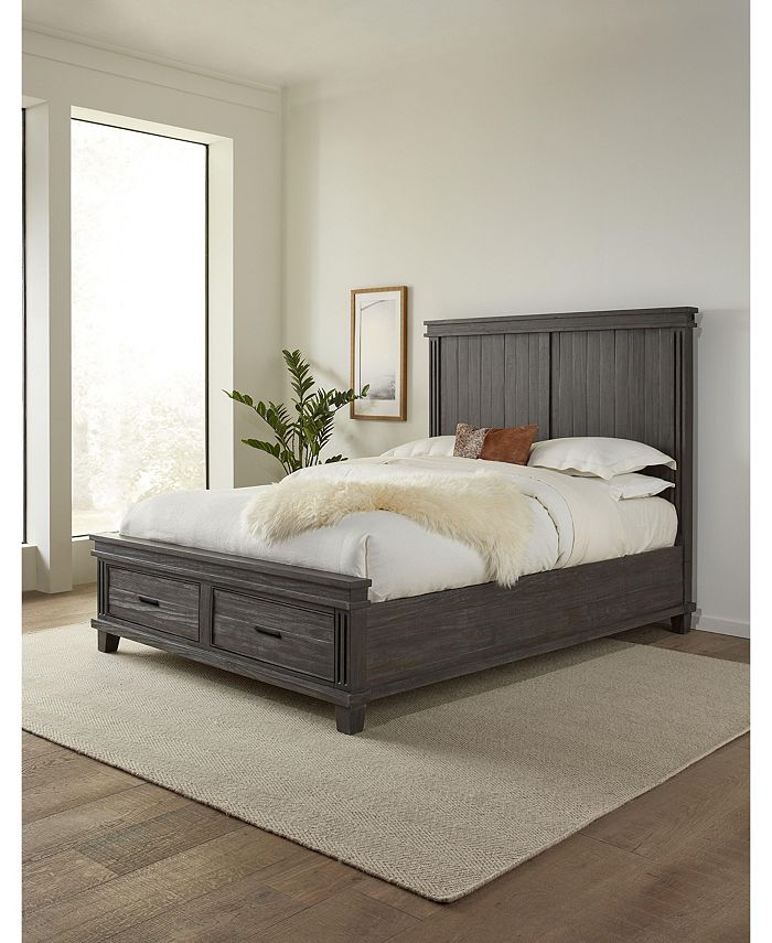 Furniture Hampton Bay Queen Storage Bed - Macy's