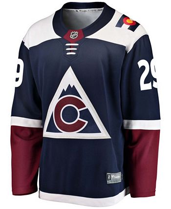 Fanatics Men's Nathan MacKinnon Navy Colorado Avalanche Alternate ...