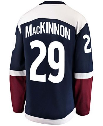 Fanatics Men's Nathan MacKinnon Navy Colorado Avalanche Alternate ...