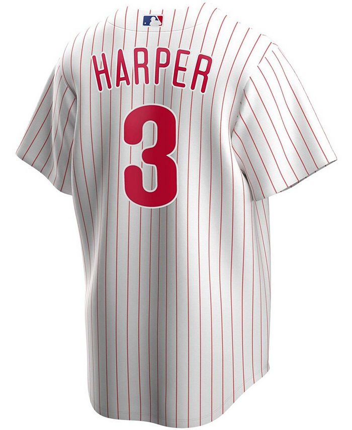 Nike Men's Bryce Harper White Philadelphia Phillies Home Replica Player ...