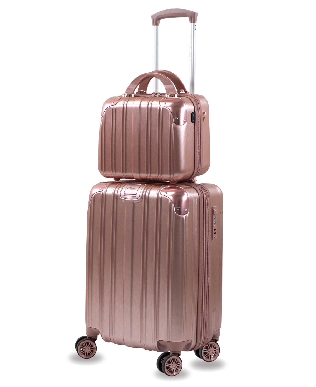 Click here for Melrose S Carry-on Vanity Luggage  Set of 2 - Rose... prices