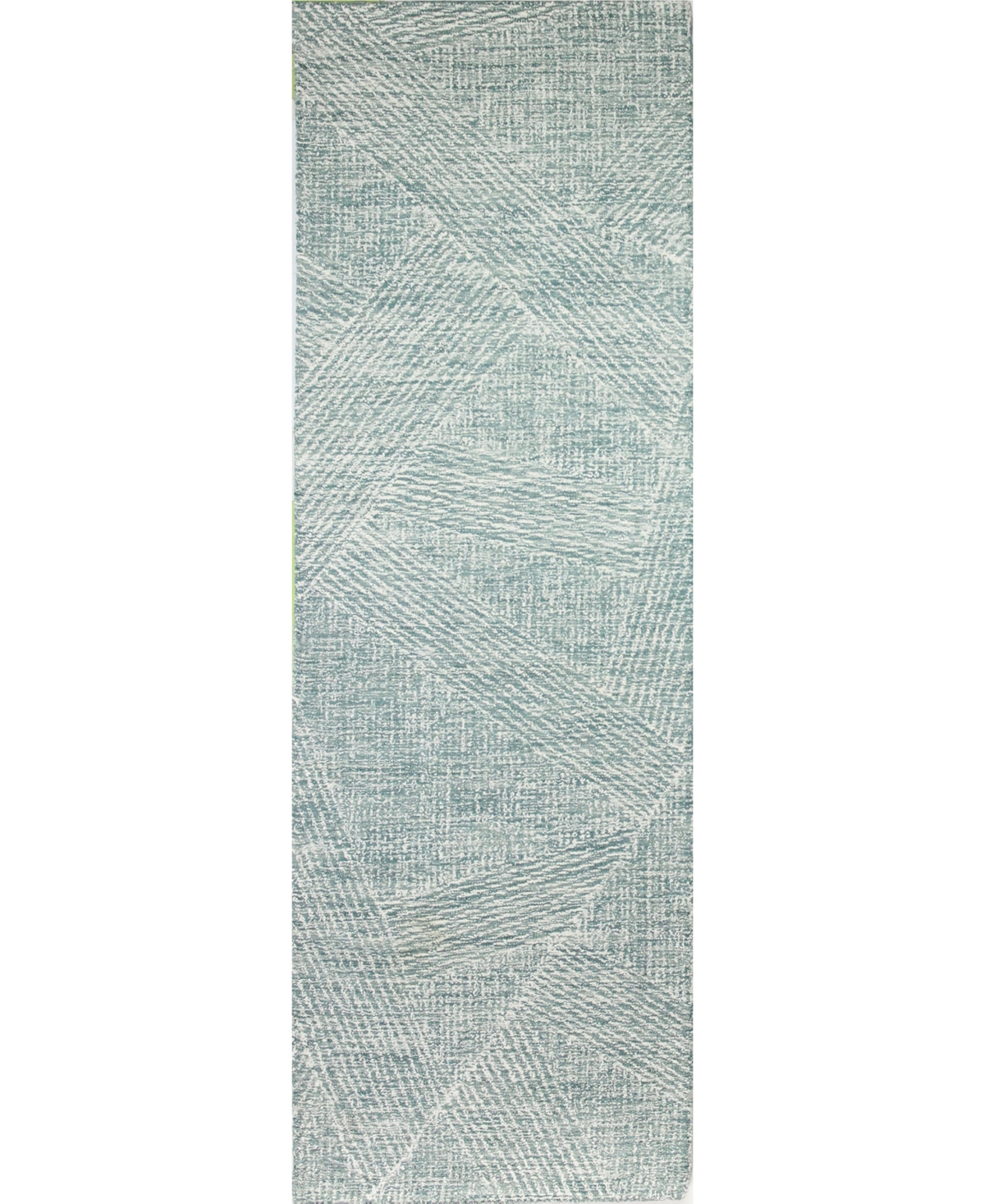 Click here for Bashian Taron AL120 26 x 8 Runner Rug - Teal prices